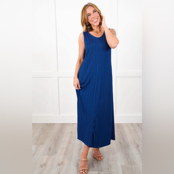 ANDREE BY UNIT | Dresses | Andree By Unit Deep Blue Maxi Dress | Poshmark